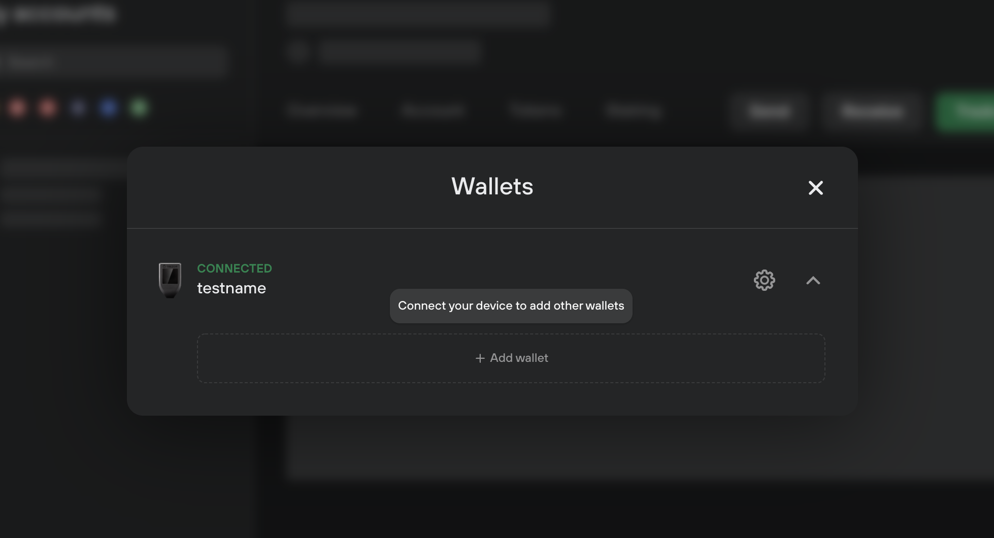 "Add wallet" unavailable · Issue #6405 · trezor/trezor-suite · GitHub