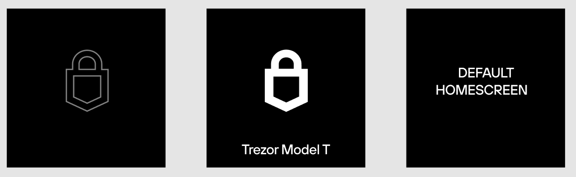 UI2: Welcome screens (initialized) · Issue #2825 · trezor/trezor-firmware · GitHub
