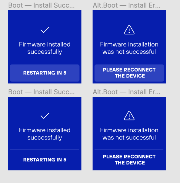 Bootloader UI: bottom bar · Issue #2910 · trezor/trezor-firmware · GitHub