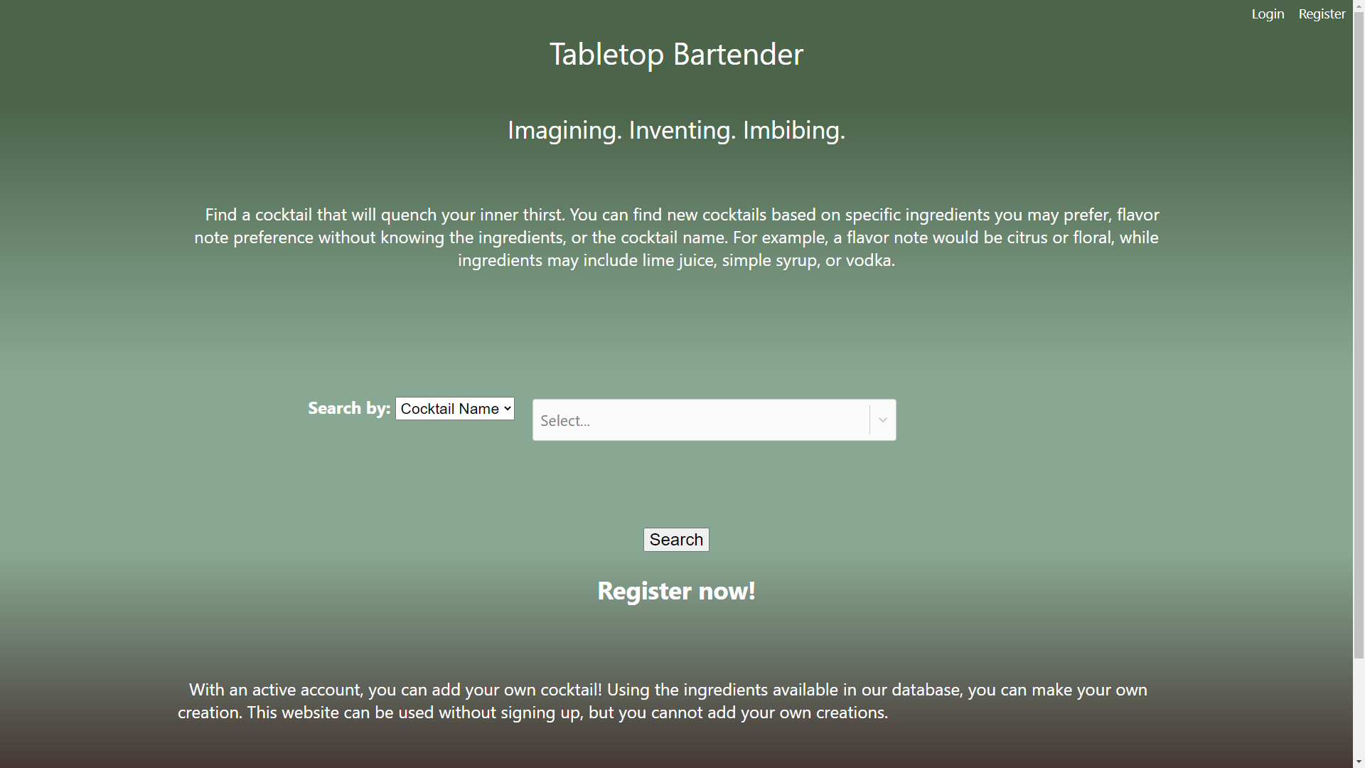 GitHub - jonmkang/tabletop-bartender-client
