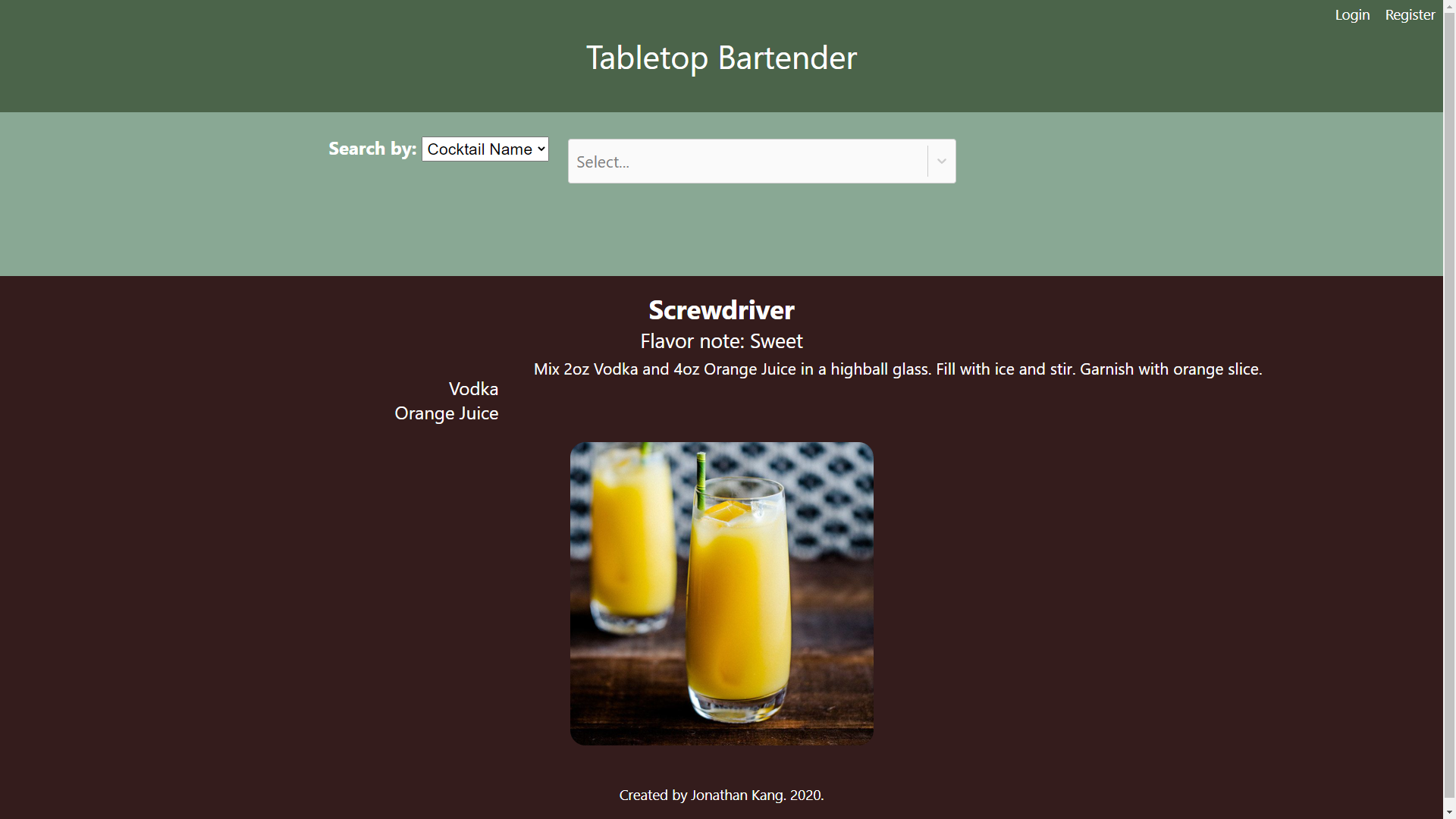 Github Jonmkang Tabletop Bartender Client