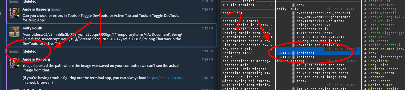Duplicate Message · Issue 919 · Zulip Zulip Terminal · Github