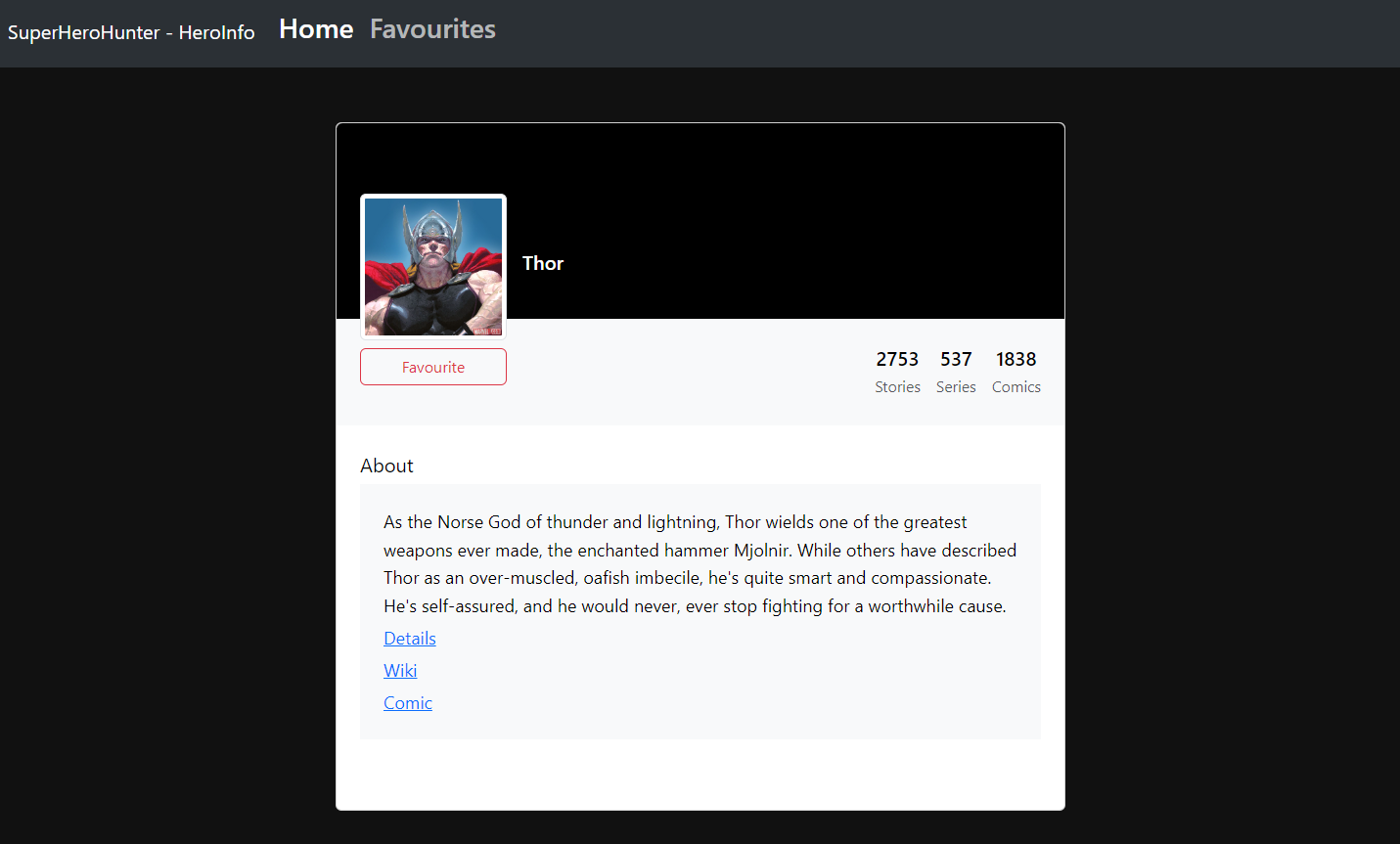 GitHub - CL4P7R4P-97/SuperHero-hunter: Simple api app to showcase ...