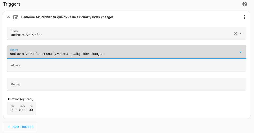 Device automation trigger needs a blank unit to display the trigger correctly · Issue #100361 ...