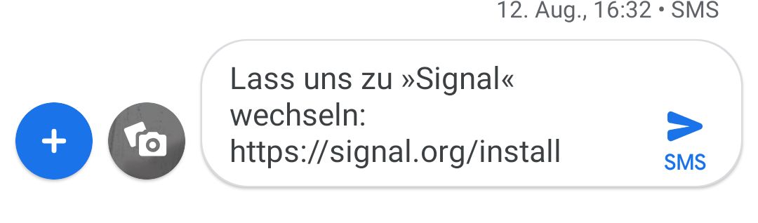 Invitation To Signal Via Sms Fails Due To Unsupported Characters · Issue 3548 · Signalapp