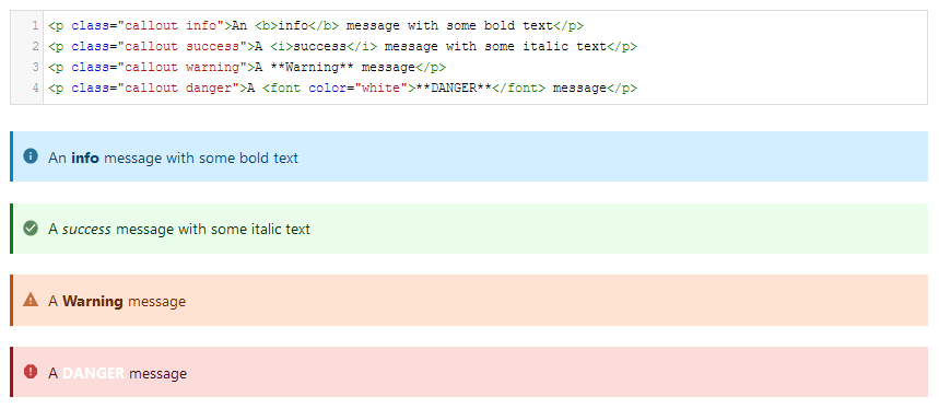 Change callouts and icons to match ANSI Z535.6 · Issue #2752 · BookStackApp/BookStack · GitHub