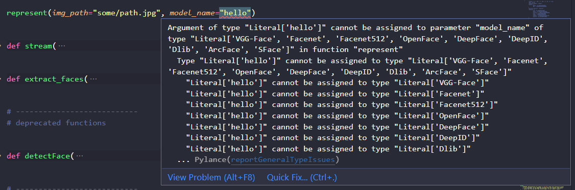 Type hint the functions, for better static analysis. · Issue #753 ...