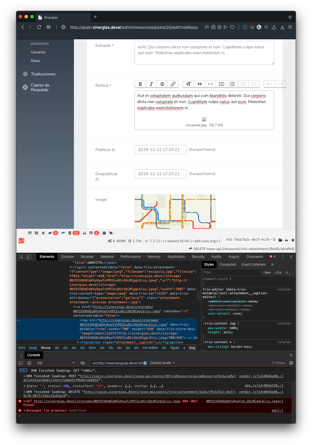 Error in urls when uploading images to Trix field in Nova · Issue #248 · archtechx/tenancy · GitHub