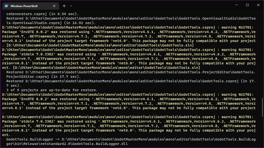 Godot Master Crashing On Opening Editor On Latest Commit Possibly Mono Related · Issue 65445 