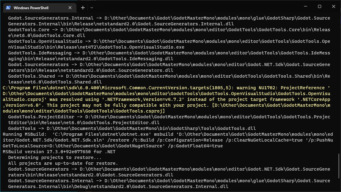Godot Master Crashing On Opening Editor On Latest Commit Possibly Mono Related · Issue 65445 