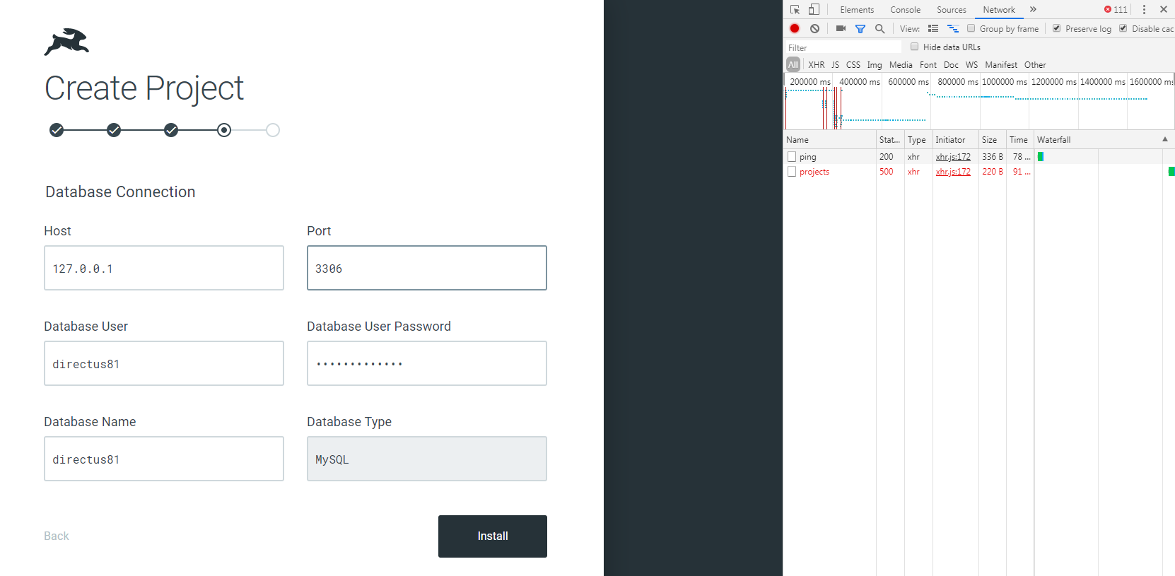 directus8.0.0 install 500 Internal Server Error · Issue #1541 ...