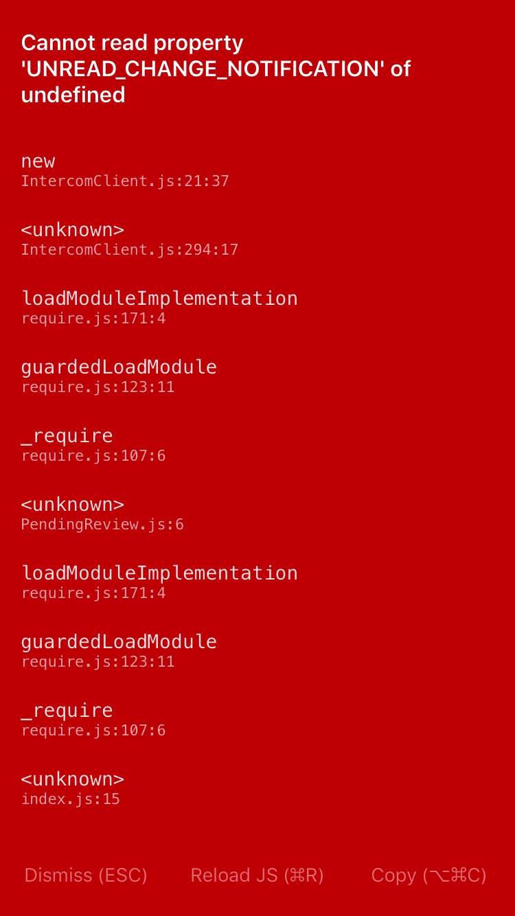 Share extension on release mode: UNREAD_CHANGE_NOTIFICATION · Issue #62 · tinycreative/react ...