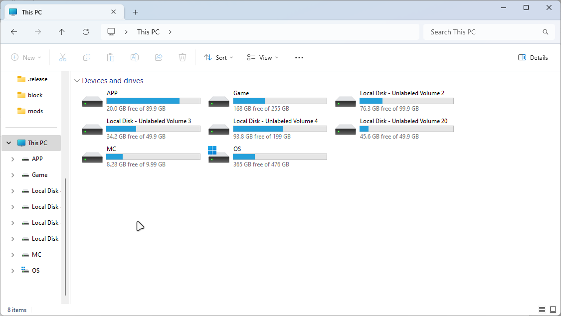 [BUG] Why it does not show drive letter · Issue #13399 · files-community/Files · GitHub