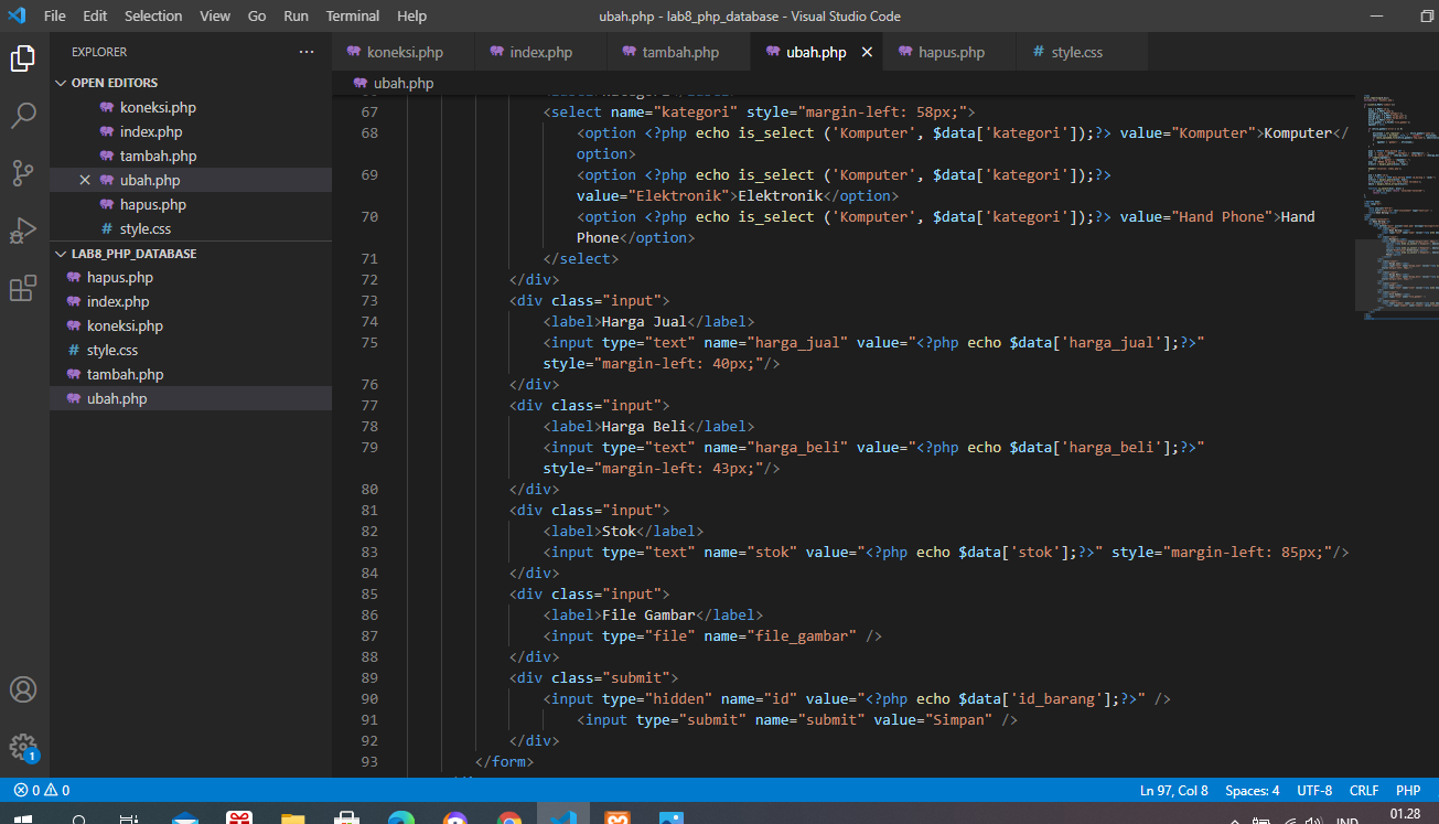 GitHub - viraniindahsari/lab8_php_database