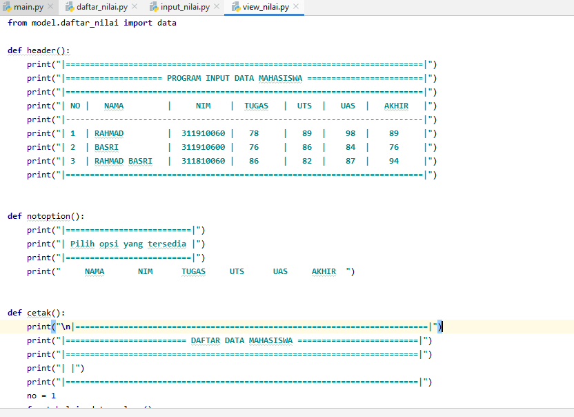 GitHub - RahmadBasri/Praktikum_6pycharm: praktikum 6 pycharm