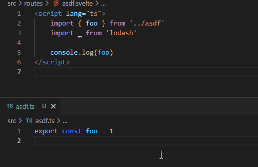Renaming Variable In Seperate File Incorrectly Updates `svelte` Files In `srcroutes` · Issue