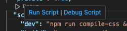 vscode - run/debug buttons on npm scripts · Issue #5204 · oven-sh/bun ...