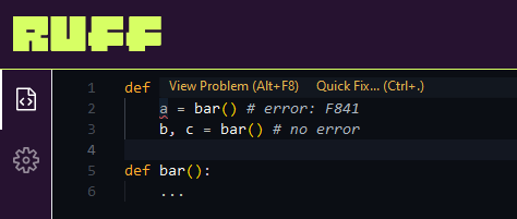 playground - popover is cut off when at the top of the file · Issue #8442 · astral-sh/ruff · GitHub