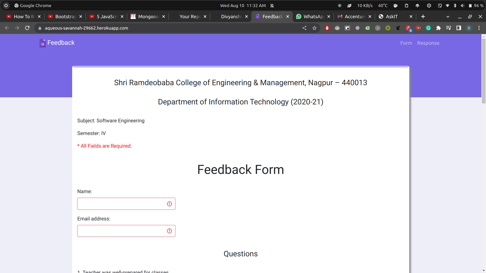 GitHub - DivyanshuPandey1702/Feedback-Form: Feedback Form using nodejs ...