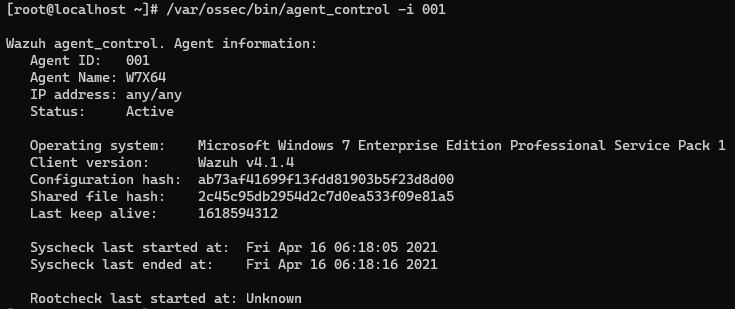 The Tool Agentcontrol Always States Unknown For The Last Rootcheck Scan Date · Issue 8241