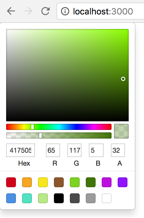 Feature request: Ability to disable alpha · Issue #99 · casesandberg/react-color · GitHub