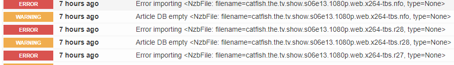 "Error importing" when loading job files from disk · Issue #952 · sabnzbd/sabnzbd · GitHub