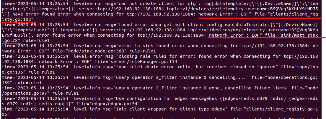 rule stop for "EOF error" · Issue #1893 · lf-edge/ekuiper · GitHub