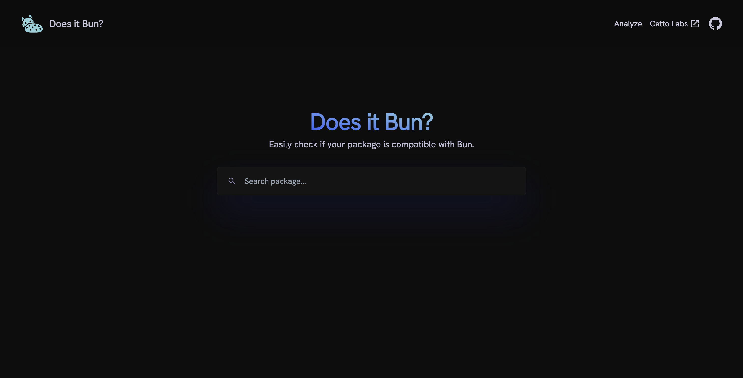 GitHub - catto-labs/does-it-bun: [WIP] A website to easily check if a ...