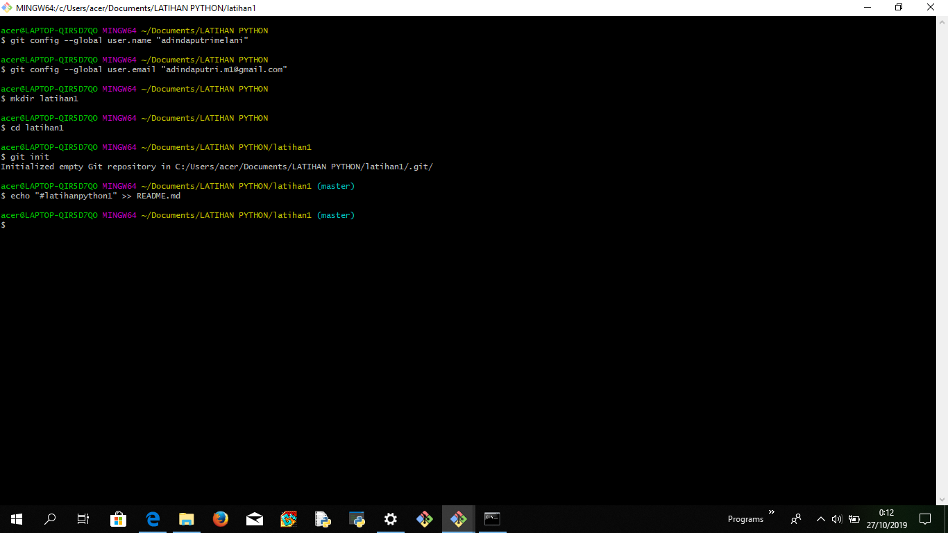 GitHub - adindaputrimelani/LATIHAN-PYTHON