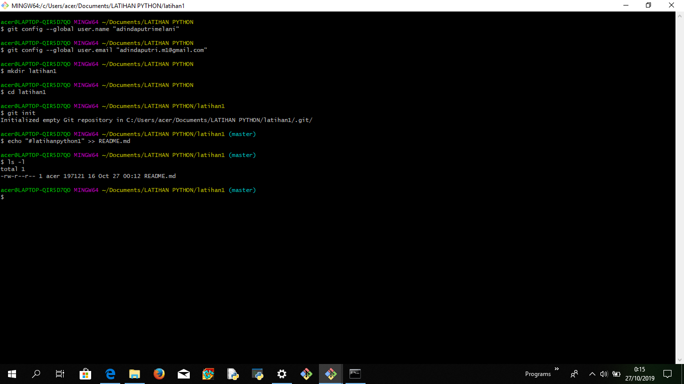 GitHub - adindaputrimelani/LATIHAN-PYTHON GitHub - adindaputrimelani/LATIHAN-PYTHON