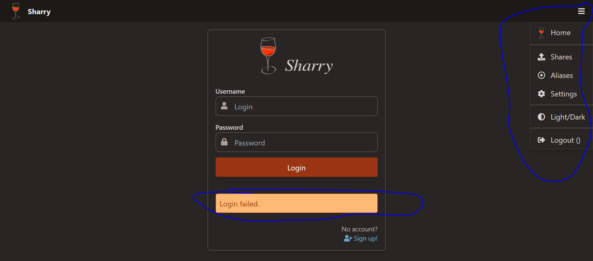 [BUG] Login Failed · Issue #507 · eikek/sharry · GitHub