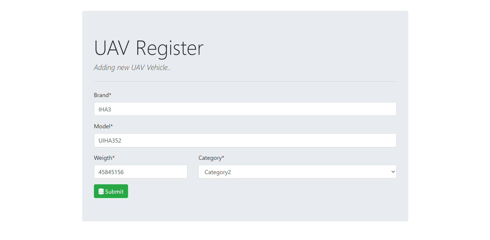 GitHub - begumbolatt/uav-rental: Creating UAV Rental project with ...