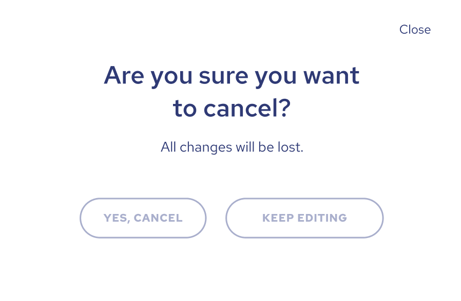 My Account - Allow user to cancel profile editing. · Issue #524 ...