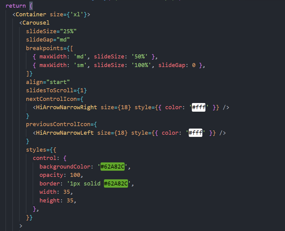 Mantine Carousel's indicators and Controls are transparent. · Issue ...