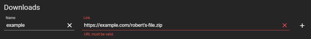 [Bug] when adding a download link to add-ons, apostrophes make the url invalid · Issue #95 ...