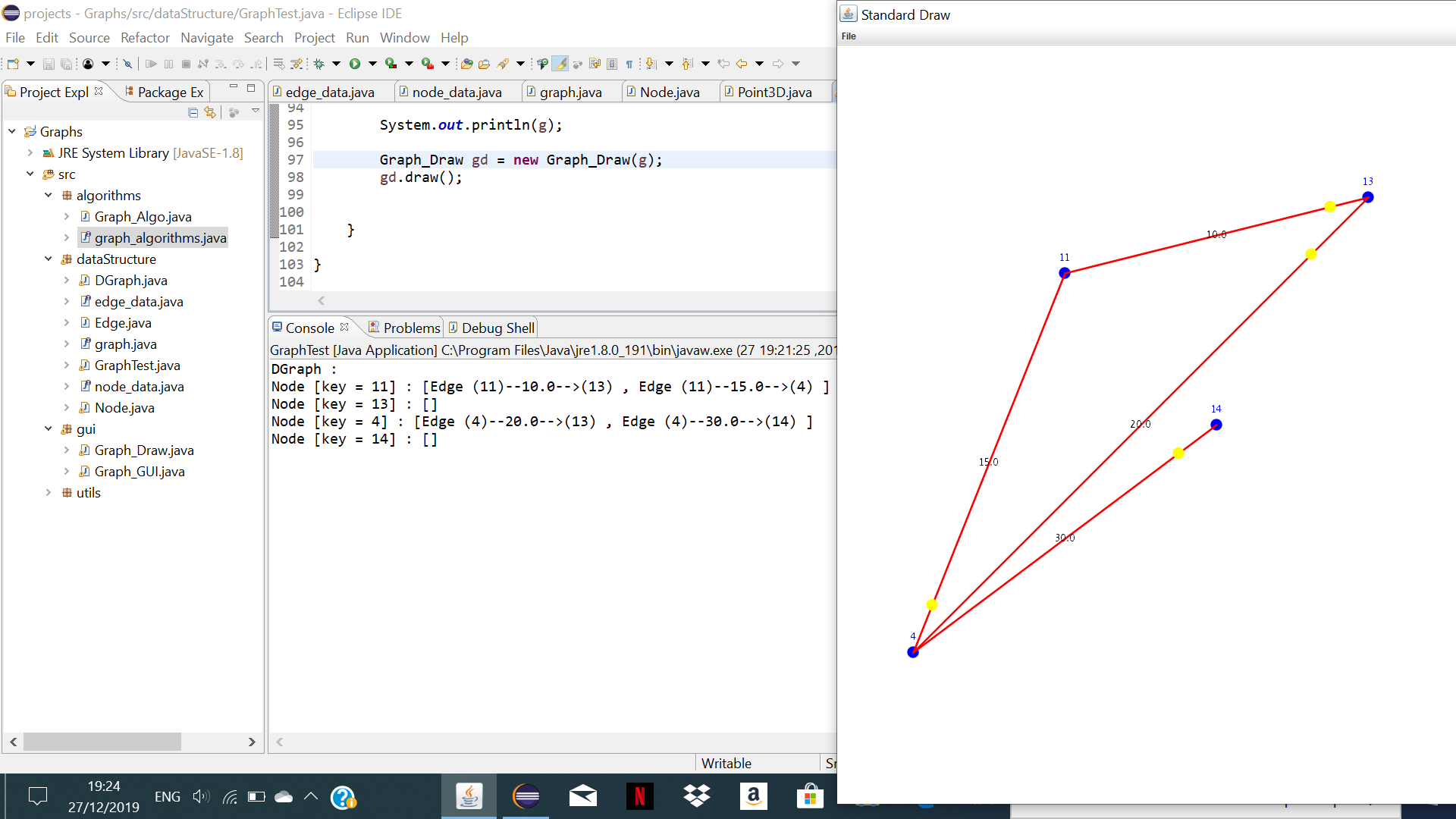 GitHub - orenlac93/Graphs: directed weighted graphs