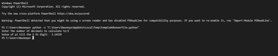 GitHub - naz2001/pi-to-the-Nth-digit