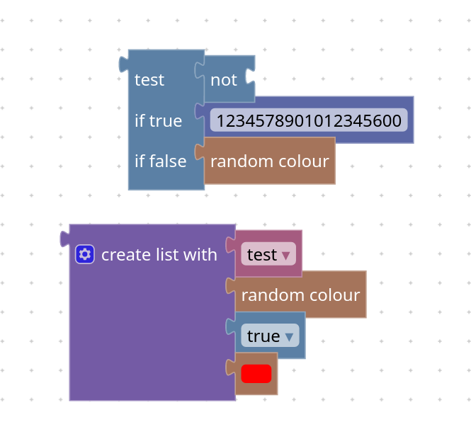 Blocks connected to blocks with multiple connections overlap with each ...