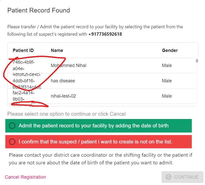 Malfunction in patient creation Form · Issue #2671 · ohcnetwork/care_fe ...