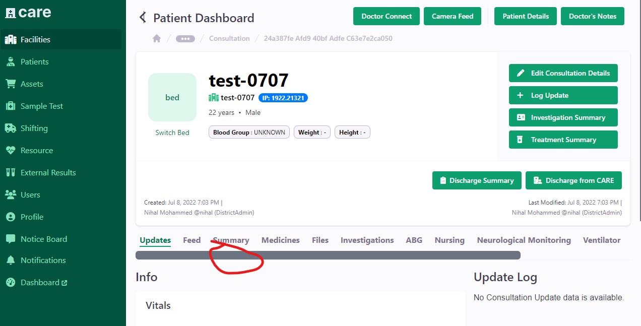 Styling Issue : Consultation page · Issue #3056 · ohcnetwork/care_fe · GitHub