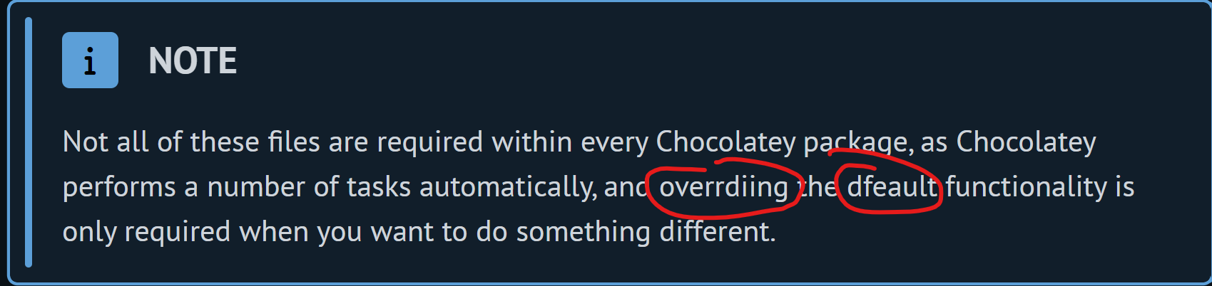 Typos In Docss · Issue 678 · Chocolateydocs · Github 