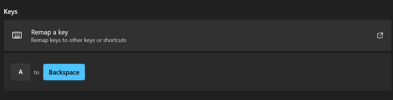 Keyboard manager, one character backspace · Issue #24786 · microsoft ...