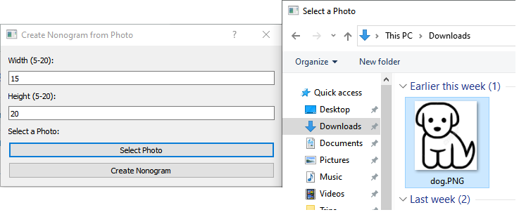 GitHub - noapr/Nonogram: picture logic puzzles