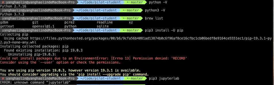 安装 jupyterlab · Issue #182 · neolee/pilot · GitHub