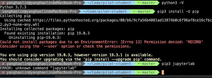 安装 jupyterlab · Issue #182 · neolee/pilot · GitHub