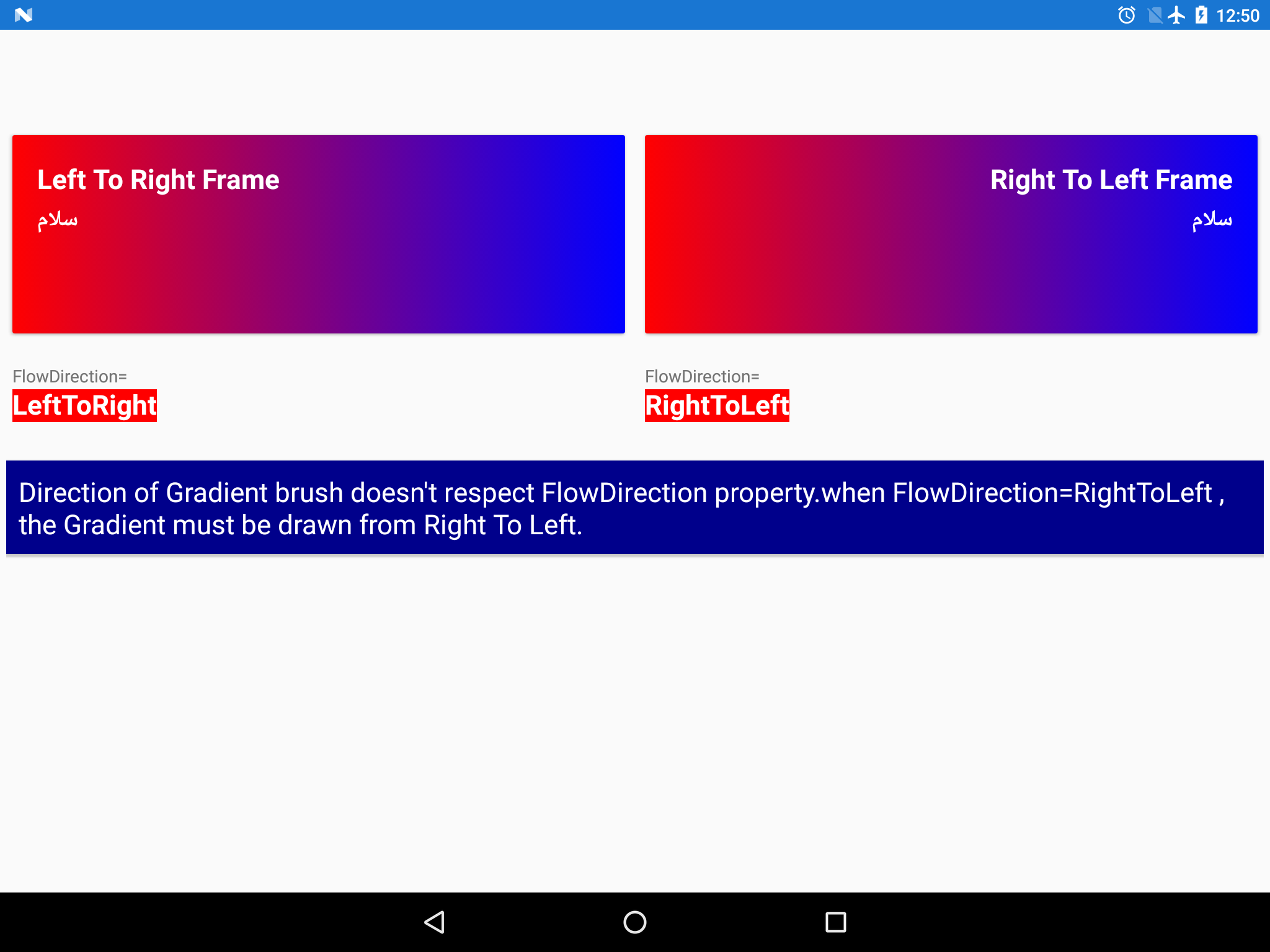 LinearGradientBrush Doesn't Respect Right To Left FlowDirection · Issue #11603 · xamarin/Xamarin ...