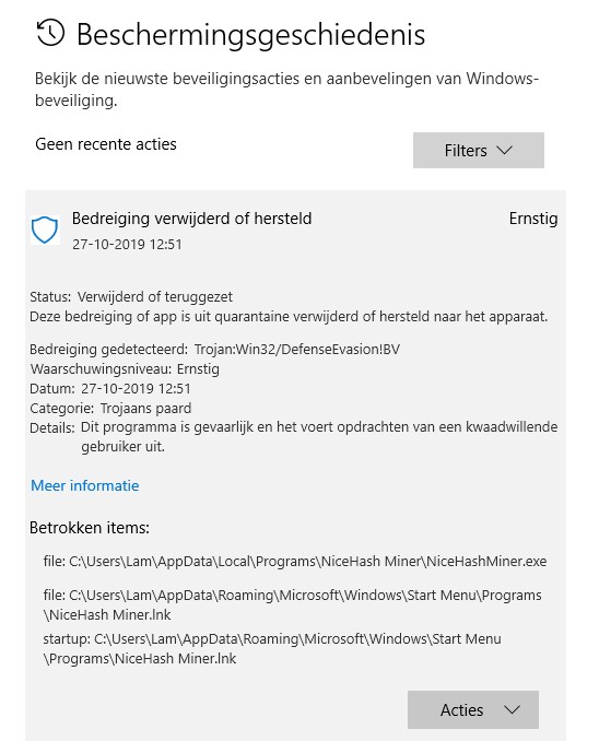 Malware within NiceHash · Issue #1790 · nicehash/NiceHashMiner · GitHub