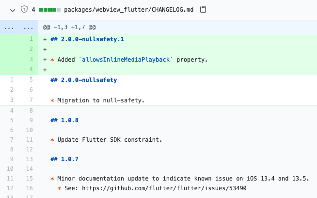 webview_flutter [null-safety]: `allowsInlineMediaPlayback` doesn't show video in full screen on ...