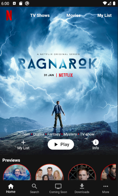 GitHub - orosiferenc3/NetflixClone: This is a Netflix UI Clone app.