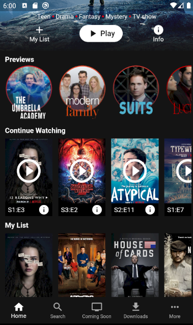 GitHub - orosiferenc3/NetflixClone: This is a Netflix UI Clone app.